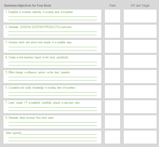 Nonfiction book strategy: Linking your book to your business